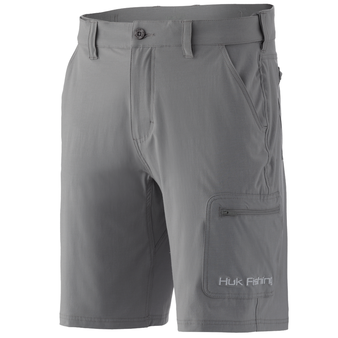 Huk Pursuit Volley Short Overcast Grey Mens — Fishing & Outdoor World