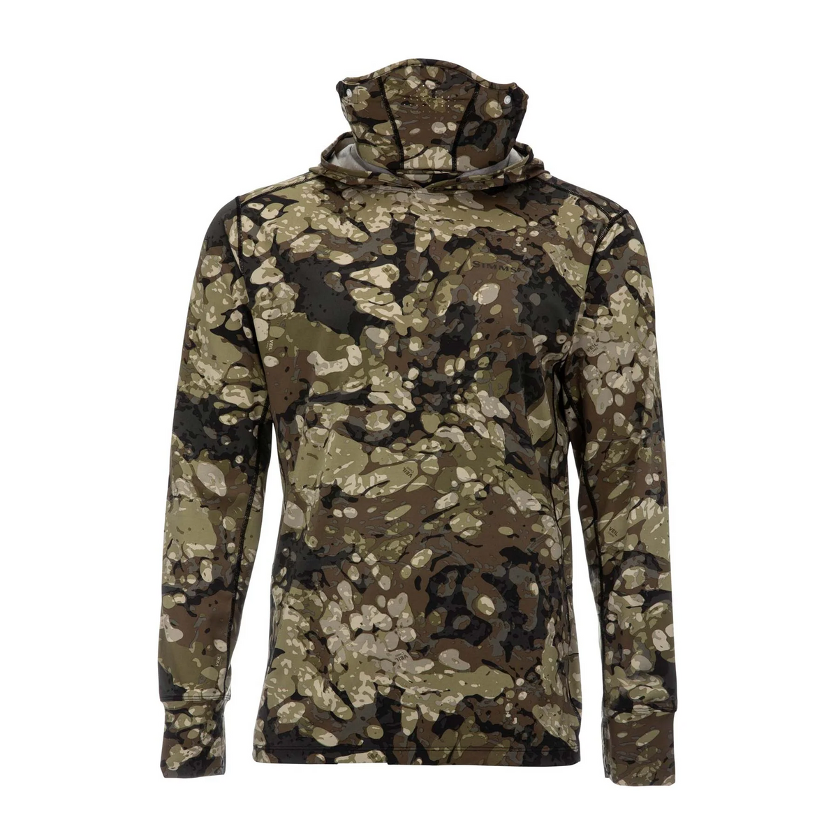 Simms Solarflex Guide Hoody Regiment Camo Olive Drab — Fishing ...